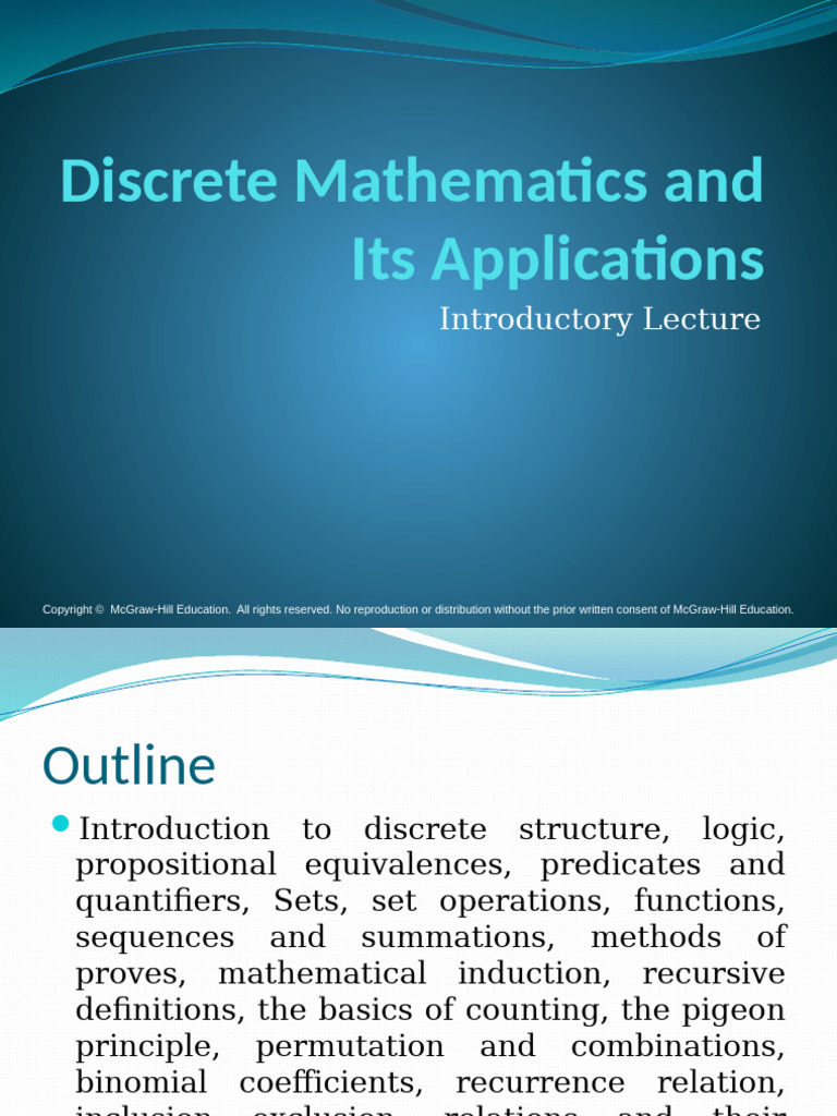 Discrete Structure-Chapter 0 | PDF | Discrete Mathematics | Algorithms