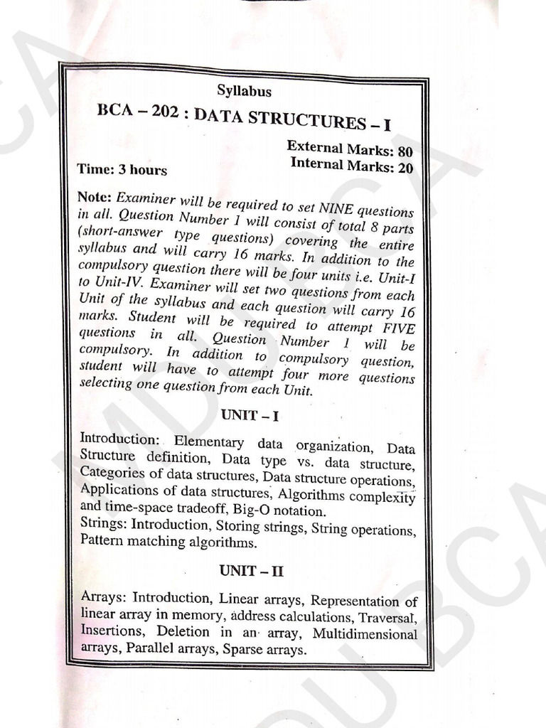 Data Structure 1 | PDF
