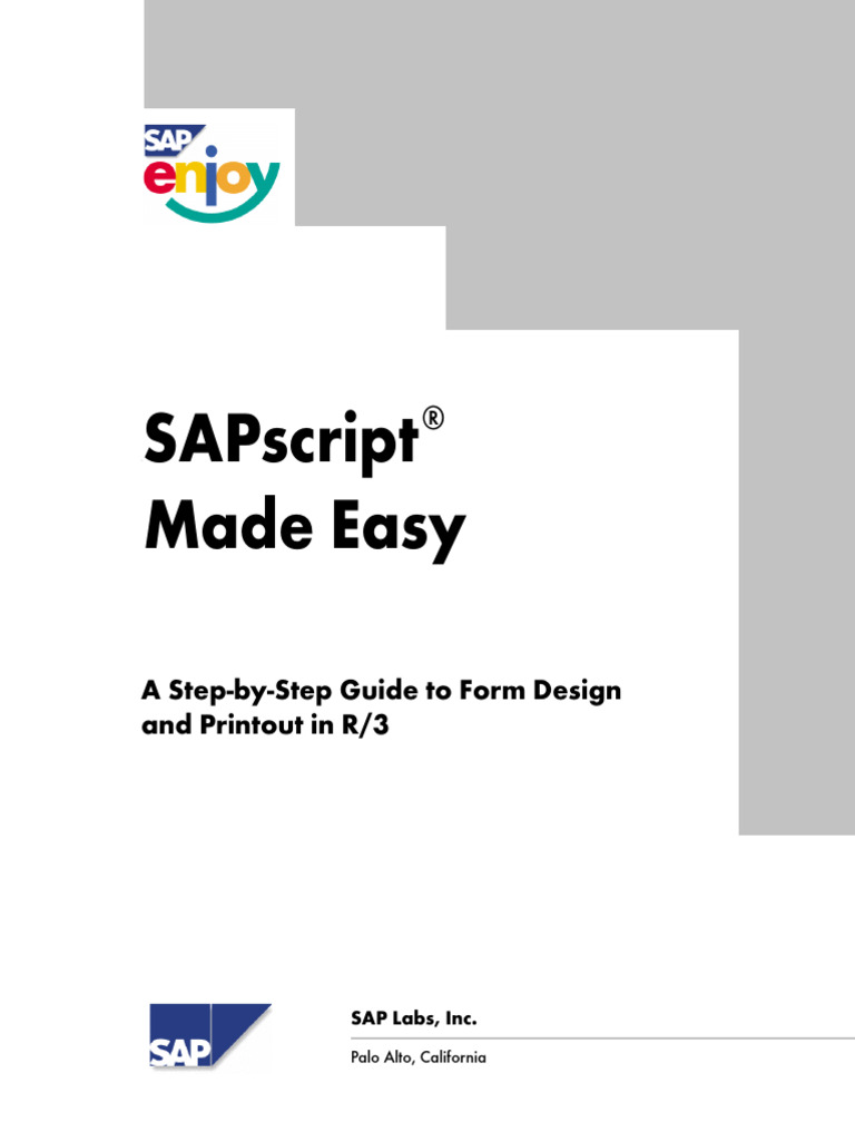 SAPScript Made Easy | PDF