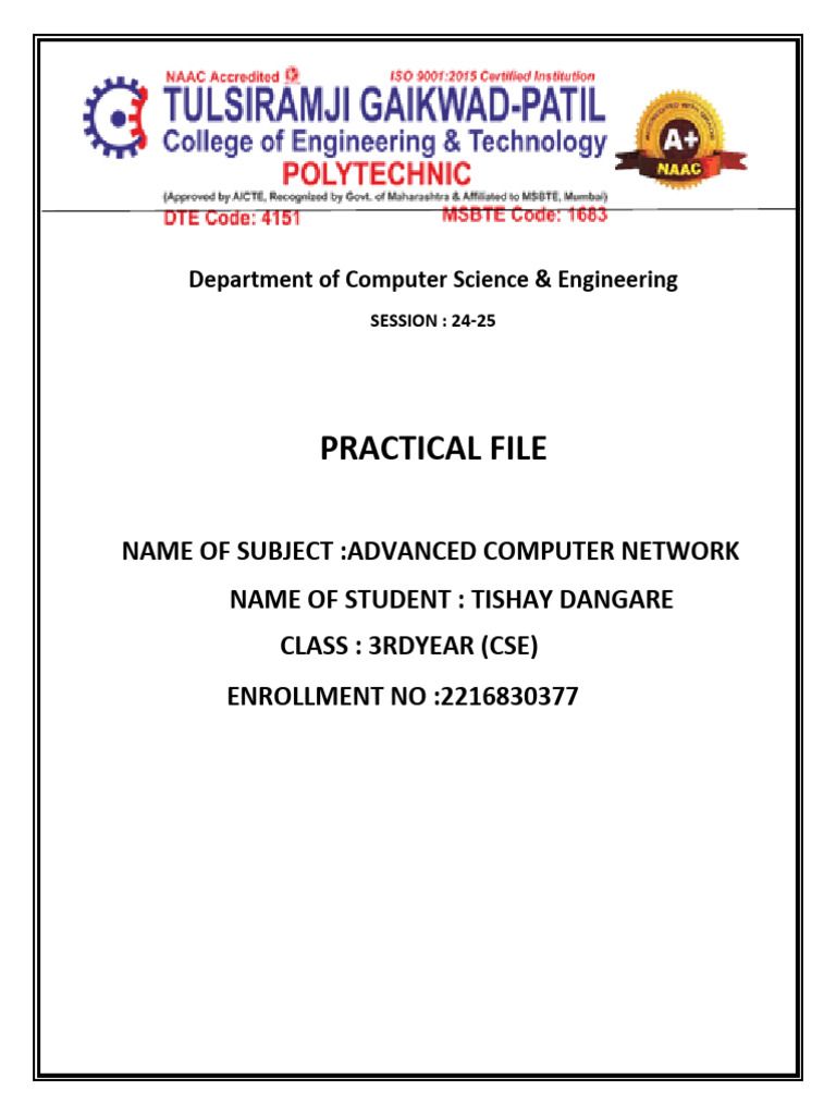 Advanced Computer Network Outputs | PDF | Internet Protocol Suite | File Transfer Protocol
