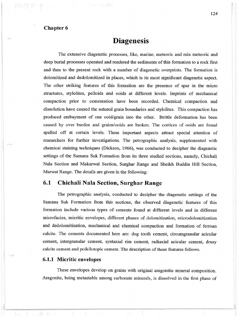 Carbonate Diagenesis-Chapter6 | PDF