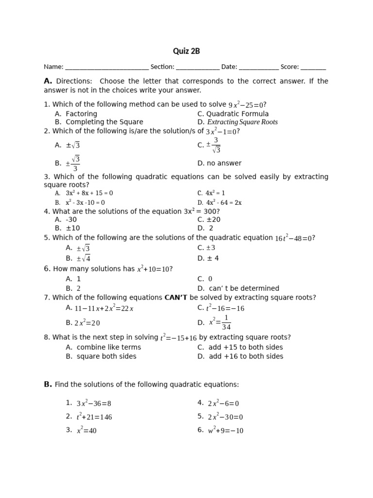 Quiz 2b | PDF