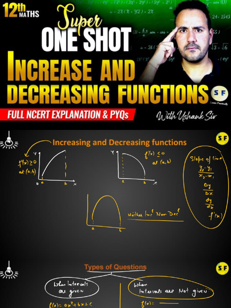 Increasing And Decreasing Pdf