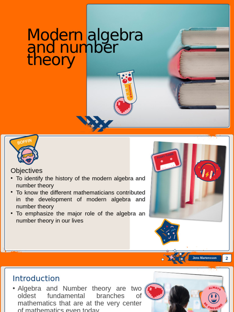 History of Modern Algebra & Number Theory | PDF | Algebra | Number Theory