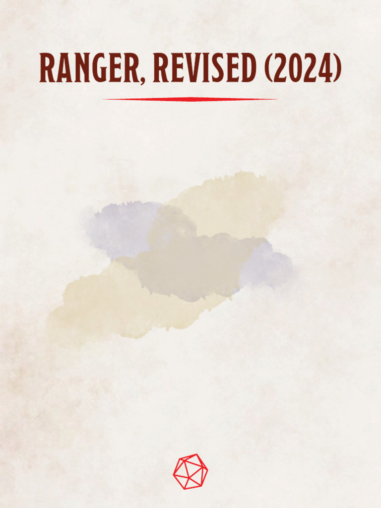 Ranger, Revised - 2024 - The Homebrewery | PDF | Dungeons & Dragons | Gary Gygax Games