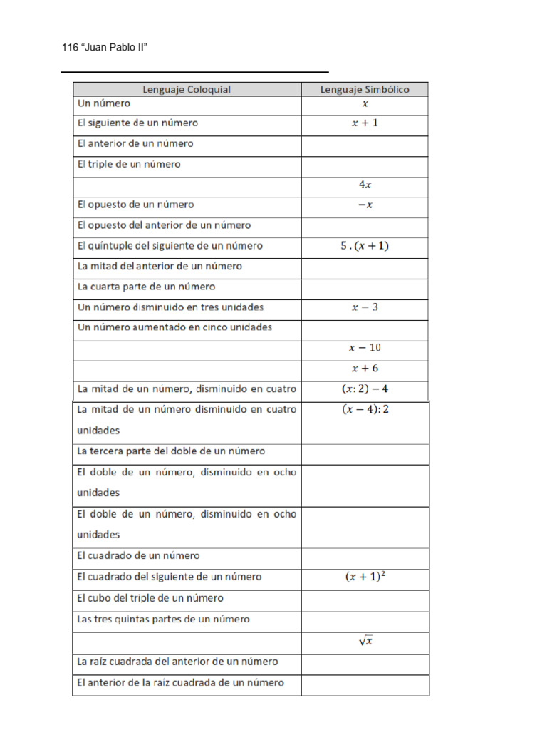 Matematicas 1ro Nata | PDF