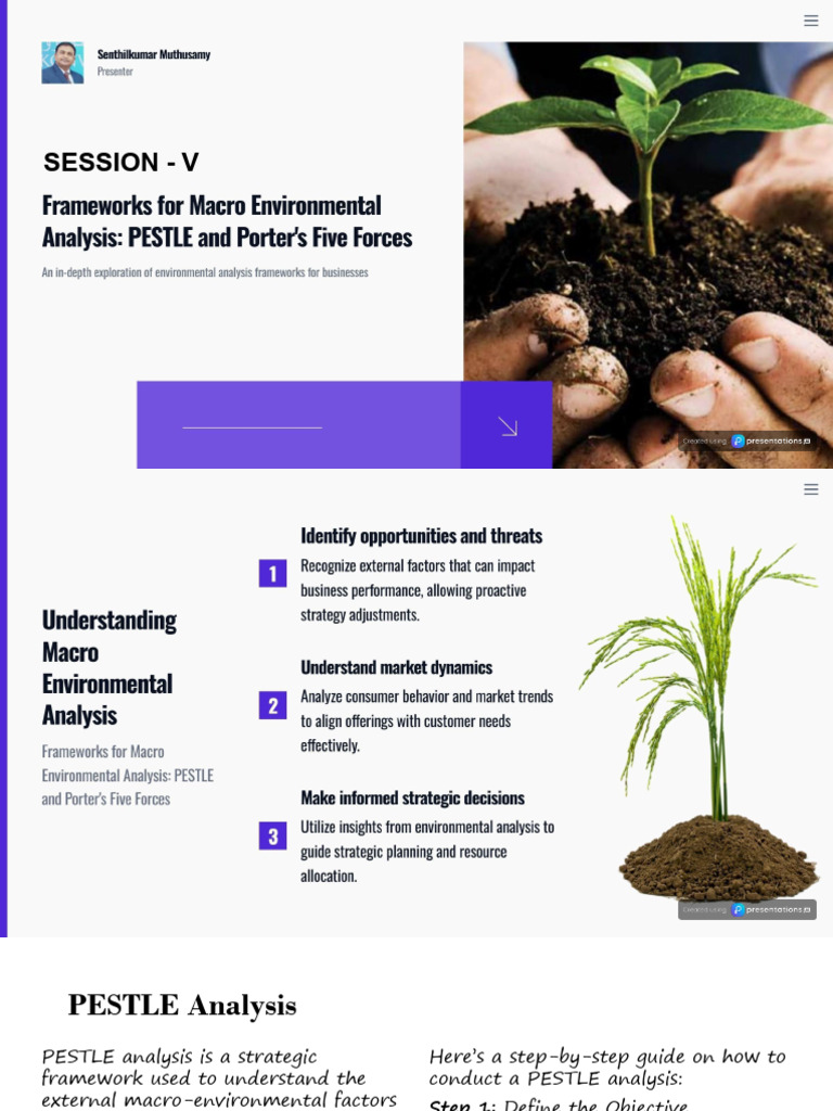 S5, Frameworks For Macro Environmental Analysis | PDF | Economies ...