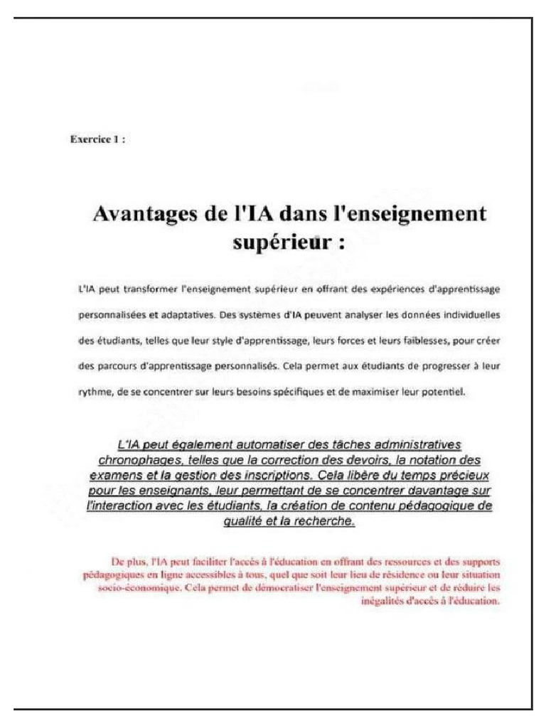 Solutions Aux Exercices Chaib Ras Sirine C1 L2 Science Alimentaire | PDF