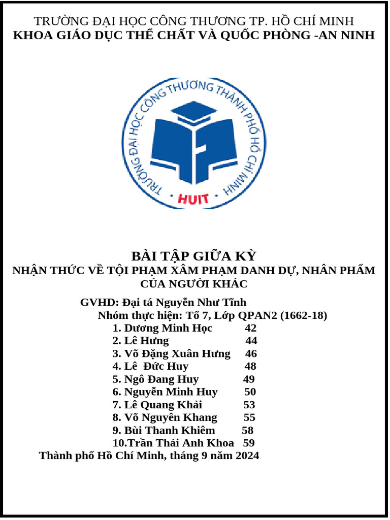 Bai Tieu Luan Chinh Thuc QPAN 2 | PDF