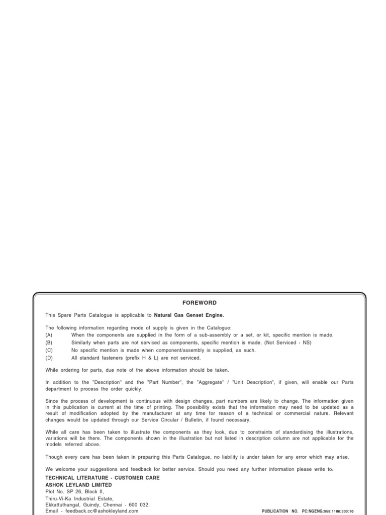 NG ENGINE - WO6E Genset Engine | PDF | Engines | Valve