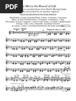 Howl's Moving Castle Flute Solo Score | PDF