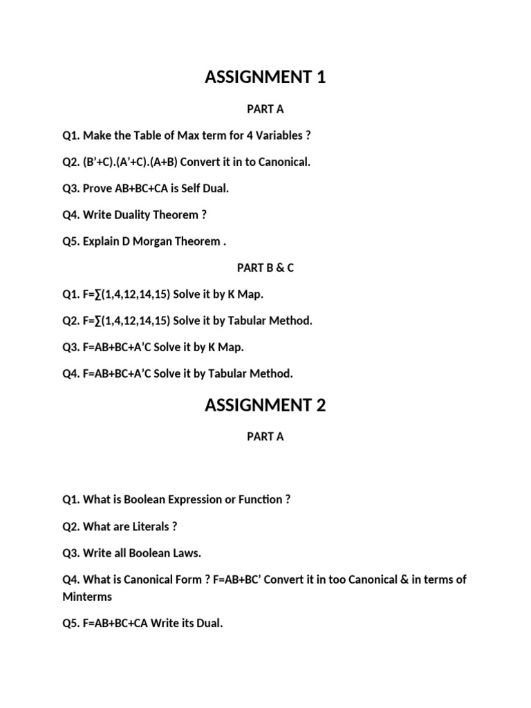 De - Assignment 6 | PDF | Digital Electronics | Computer Engineering De - Assignment 6 | PDF | Digital Electronics | Computer Engineering