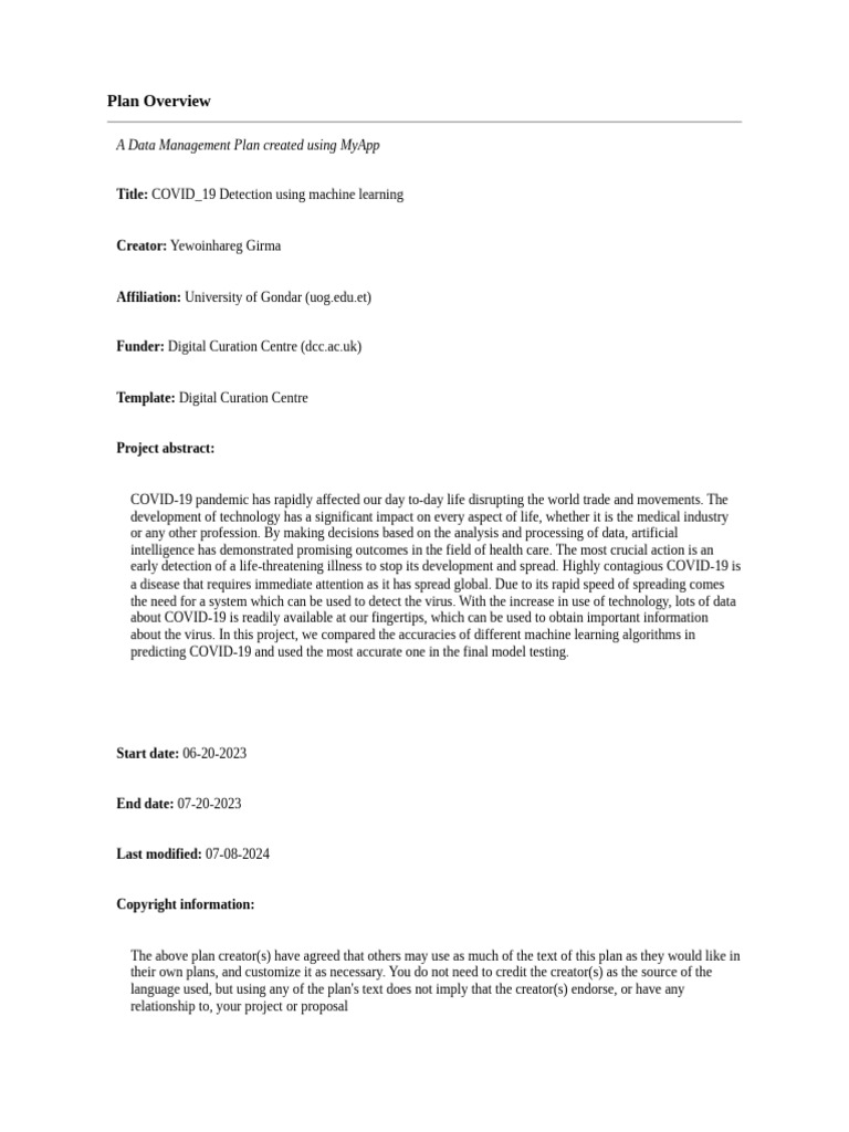 Covid 19 Detection Using Machine Learning Pdf Machine Learning