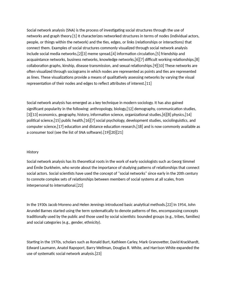 Social Network Analysis | PDF | Social Network | Liberal Arts Education Social Network Analysis | PDF | Social Network | Liberal Arts Education