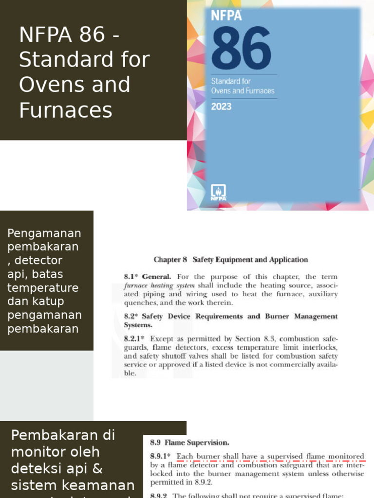 NFPA 86 - Standard For Ovens and Furnaces | PDF