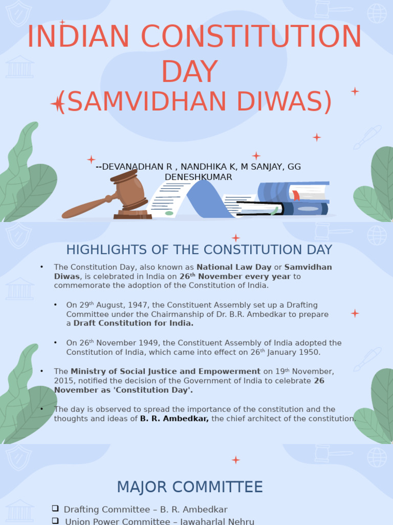 Constitution Day Group | PDF | Social Ethics | Justice