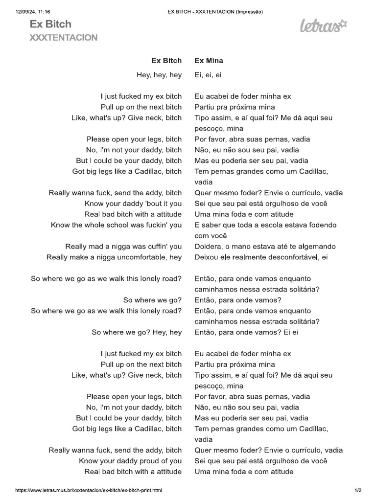 Ex Bitch | PDF
