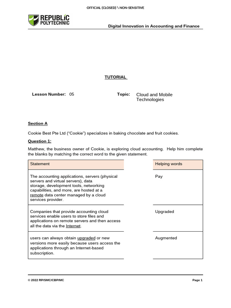 AY2024 SCTP DIAF L05 Tutorial | PDF | Cloud Computing | Http Cookie