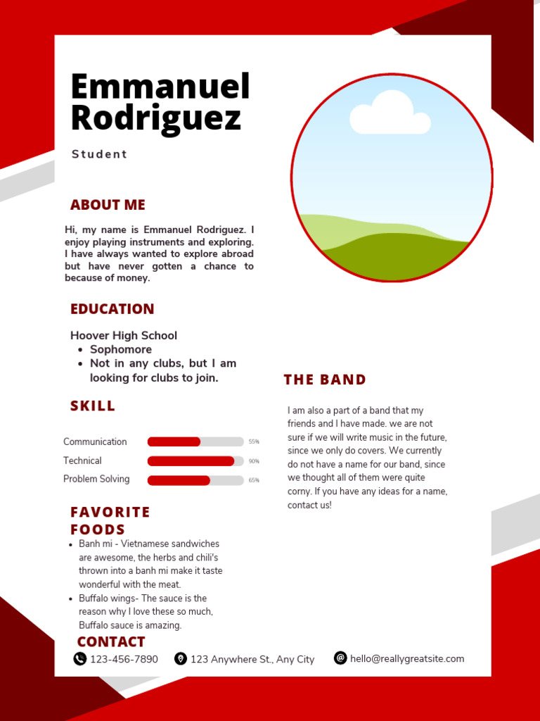 Abstract Modern Resume | PDF