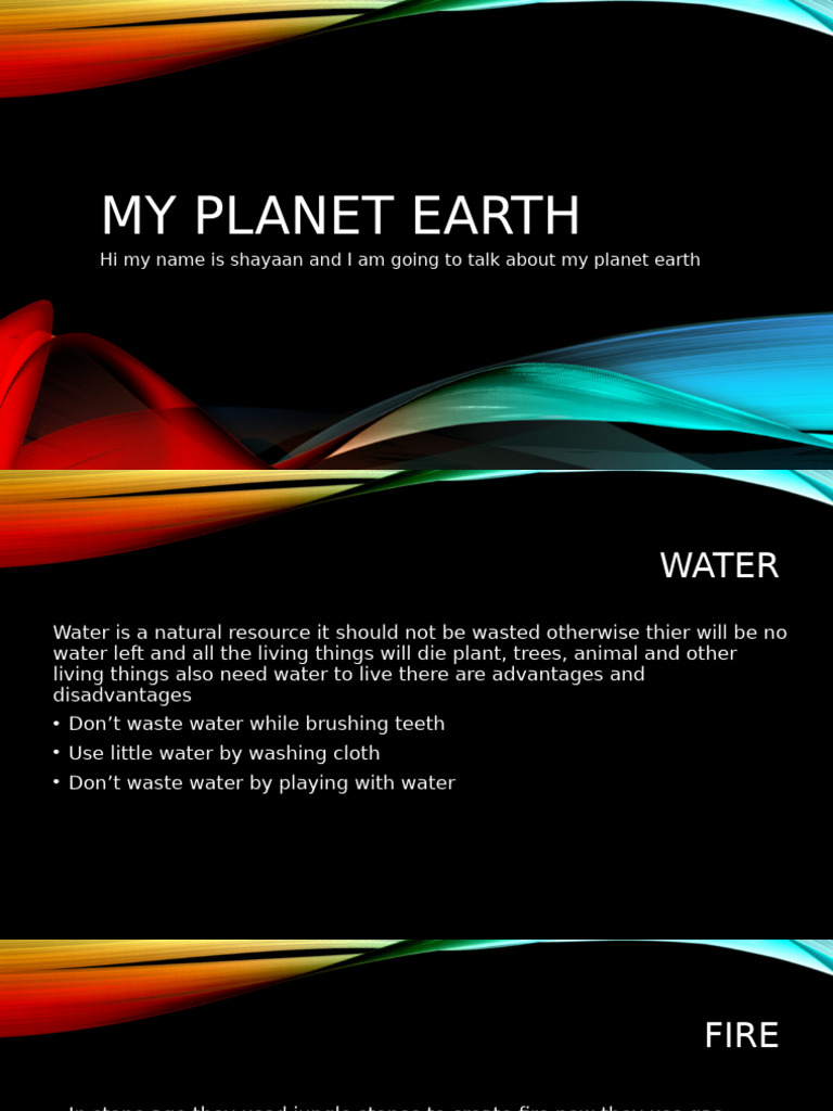 My Planet Earth | PDF