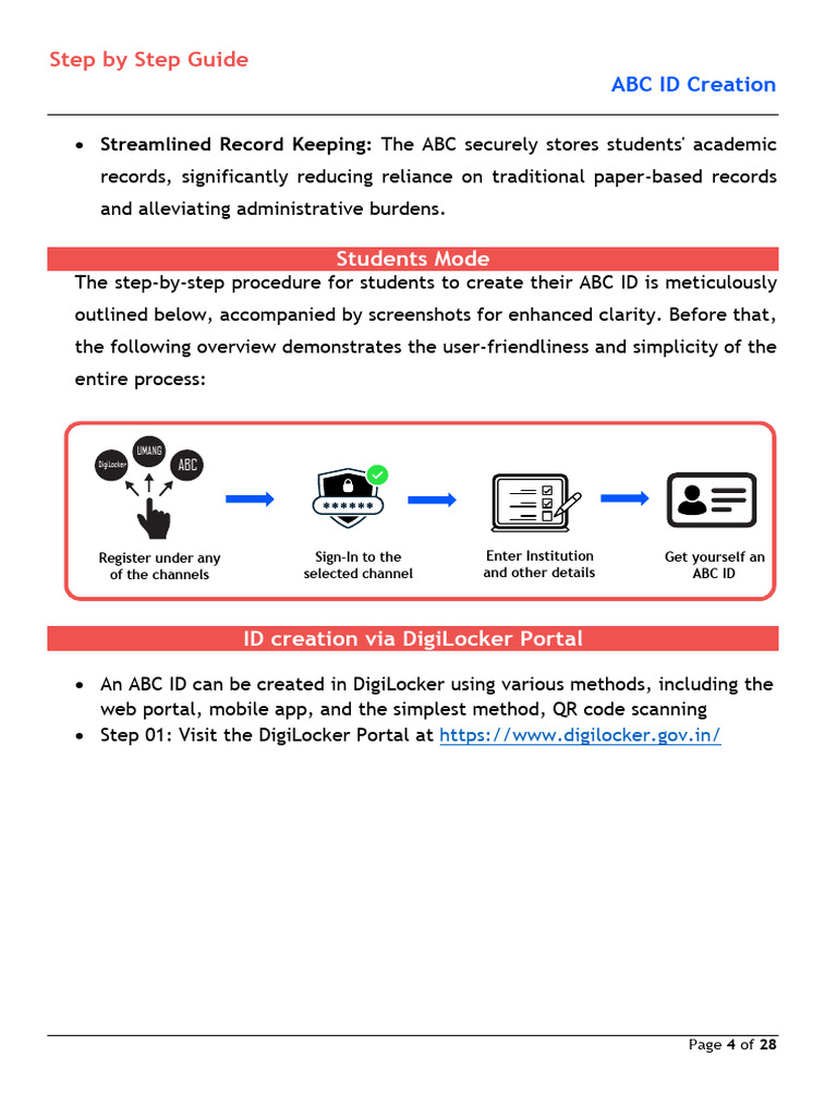 Step - by - Step - Guide - ABCID - Students (1) - 4-9 | PDF | Cyberspace | Software