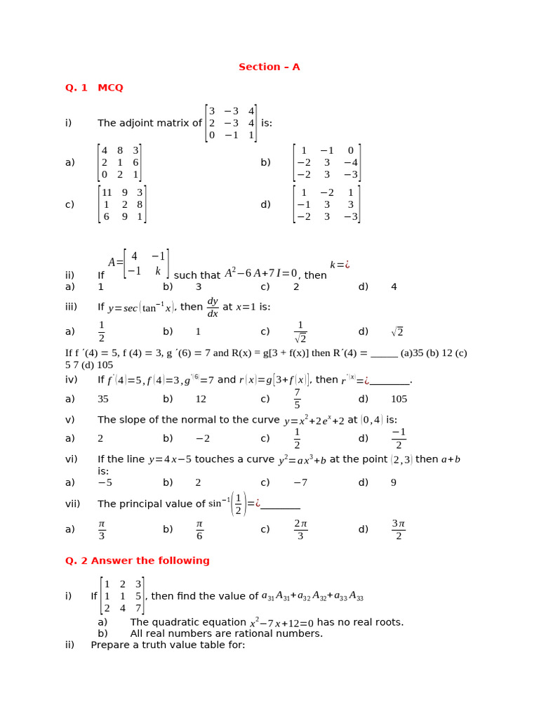 Uchanges Suggessted 12 Mathematics T1 2024-25 | PDF | Euclidean Geometry | Mathematical Concepts