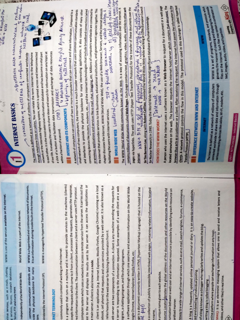 CH 1 | PDF | World Wide Web | Internet & Web