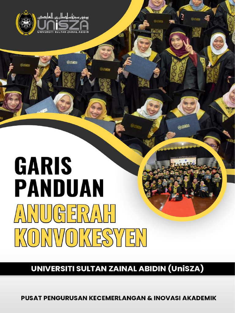 Garis Panduan Anugerah Konvokesyen UniSZA | PDF