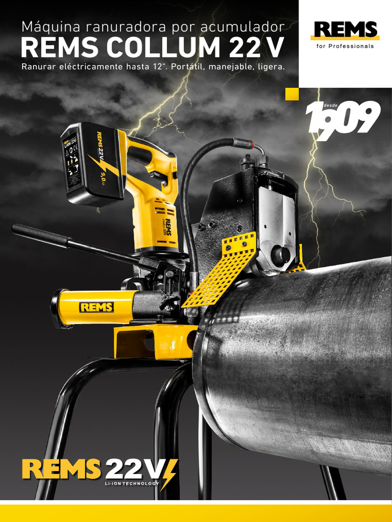 REMS Collum 22 V spa-ESP | PDF