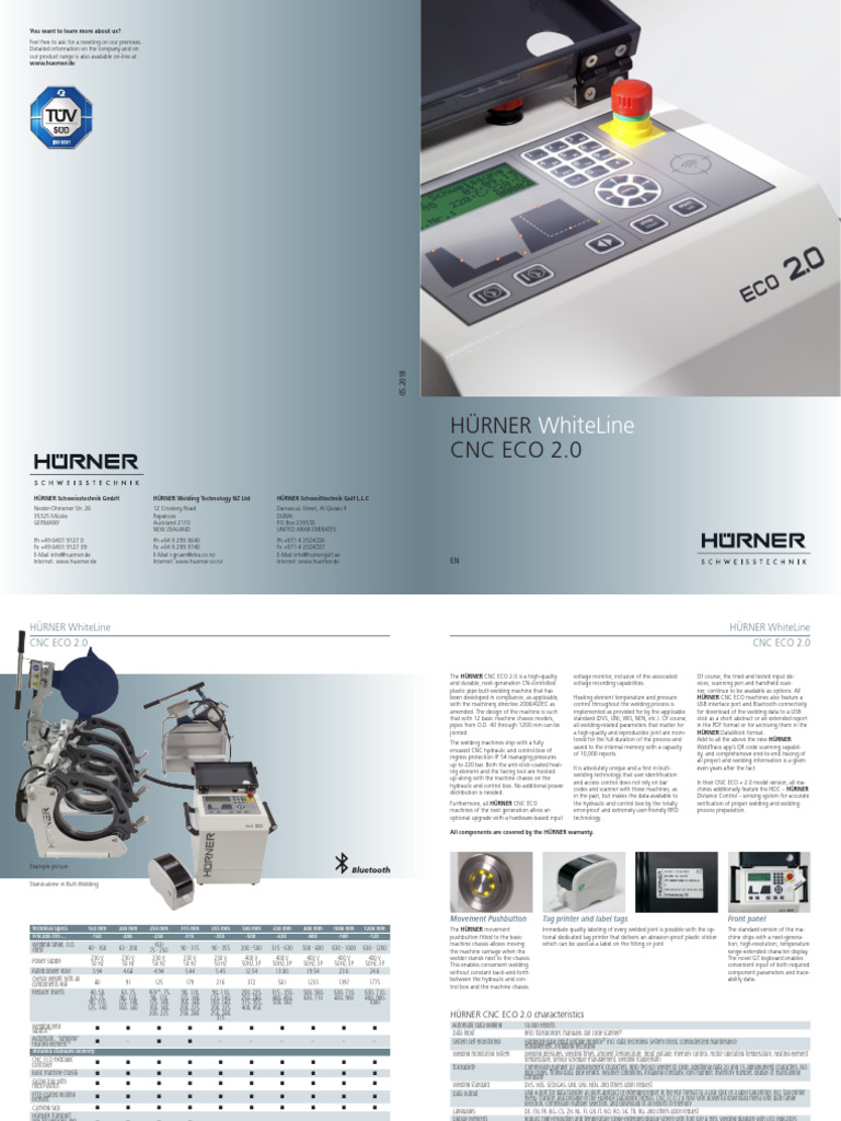 CNC Eco 2 0 en | PDF | Welding | Construction