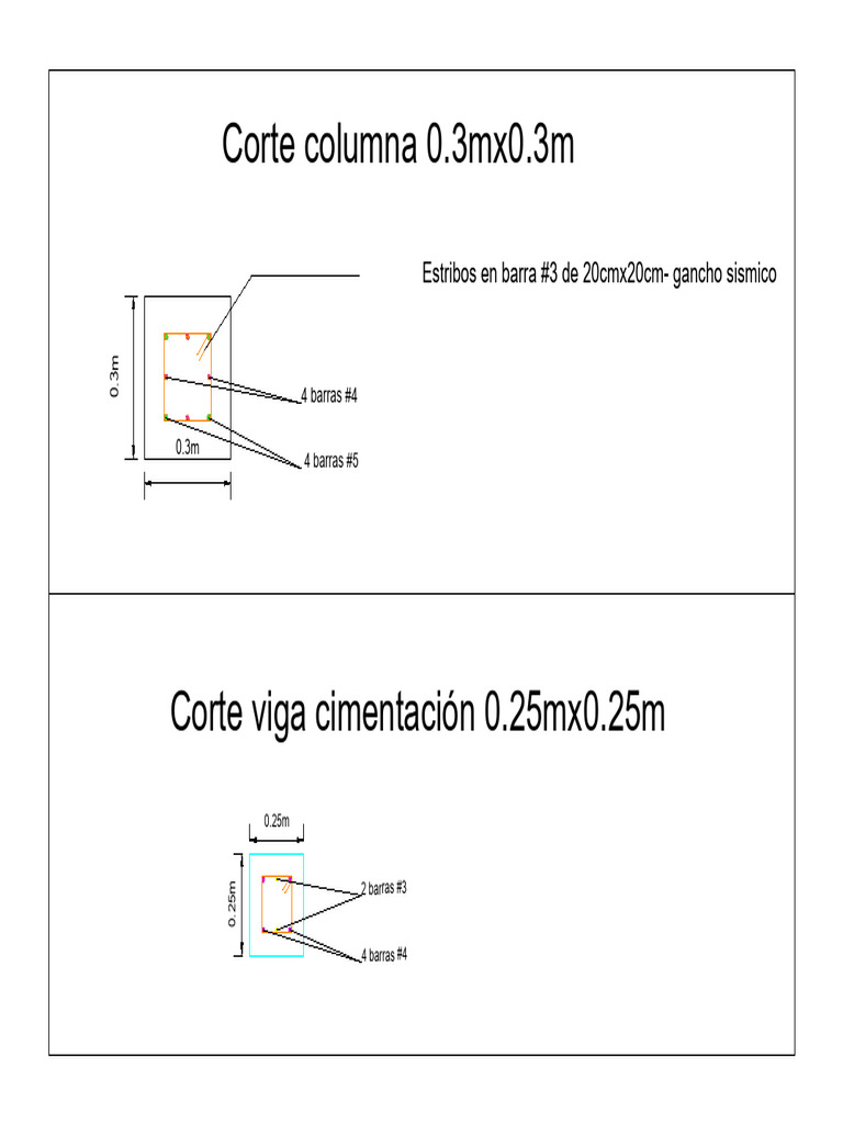 Cortes Viga Columna | PDF