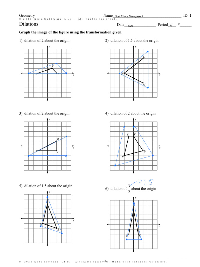 Geometry Dialations | PDF | Geometry | Classical Geometry