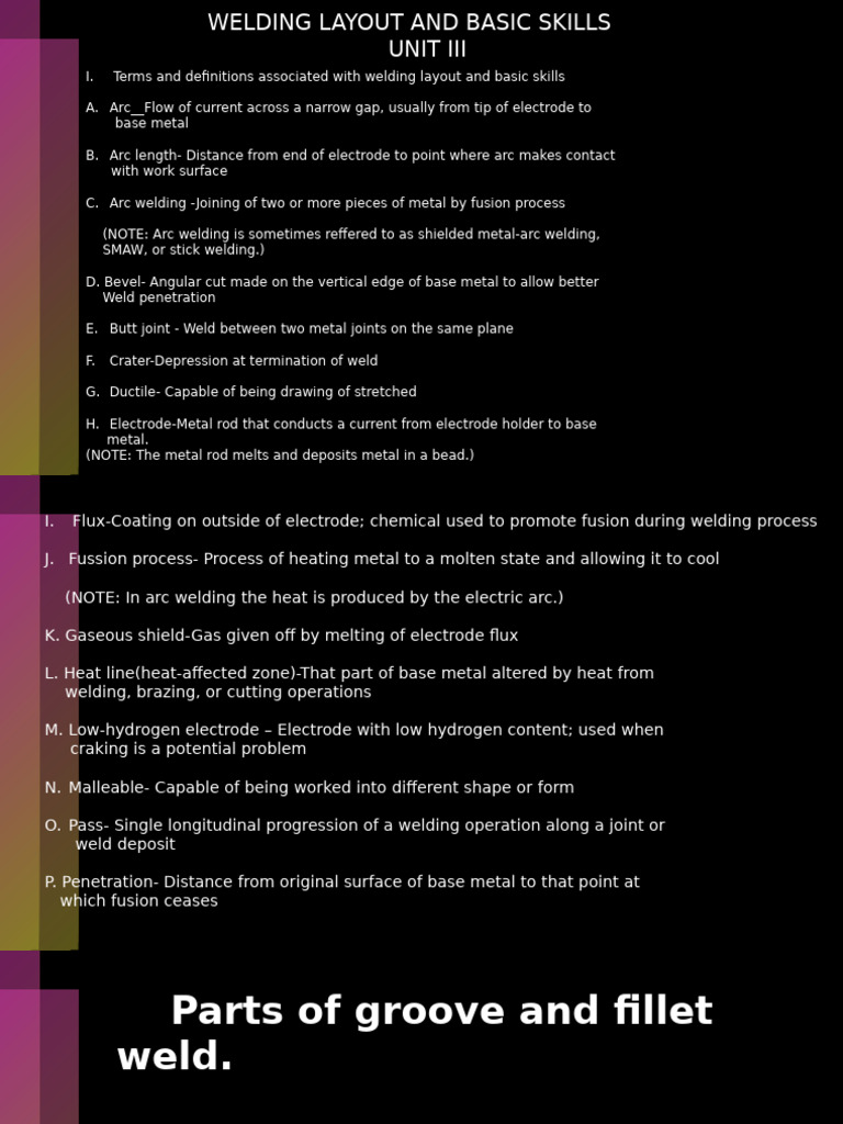 Smaw nc1 Symbols and Weld Desc | PDF | Welding | Construction
