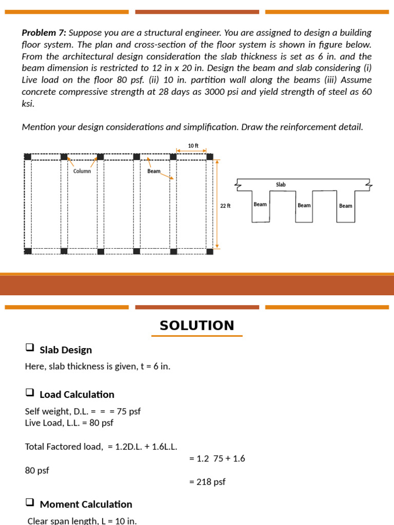 Design of Slab Calculation | PDF