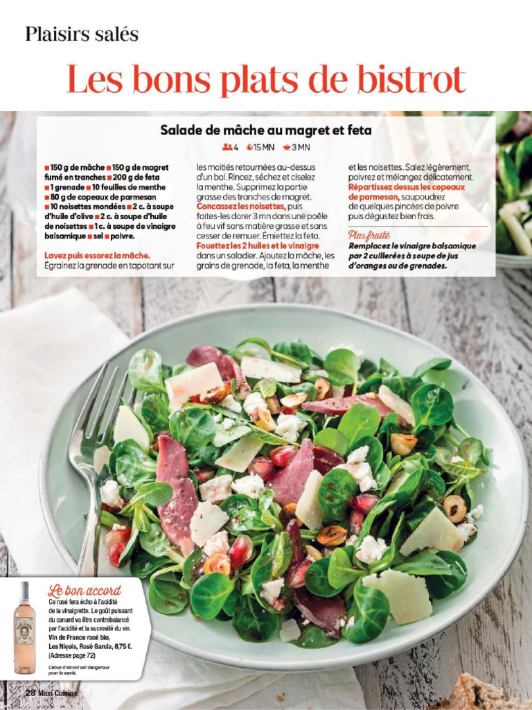 Salade de Mache Maigret & Feta | PDF