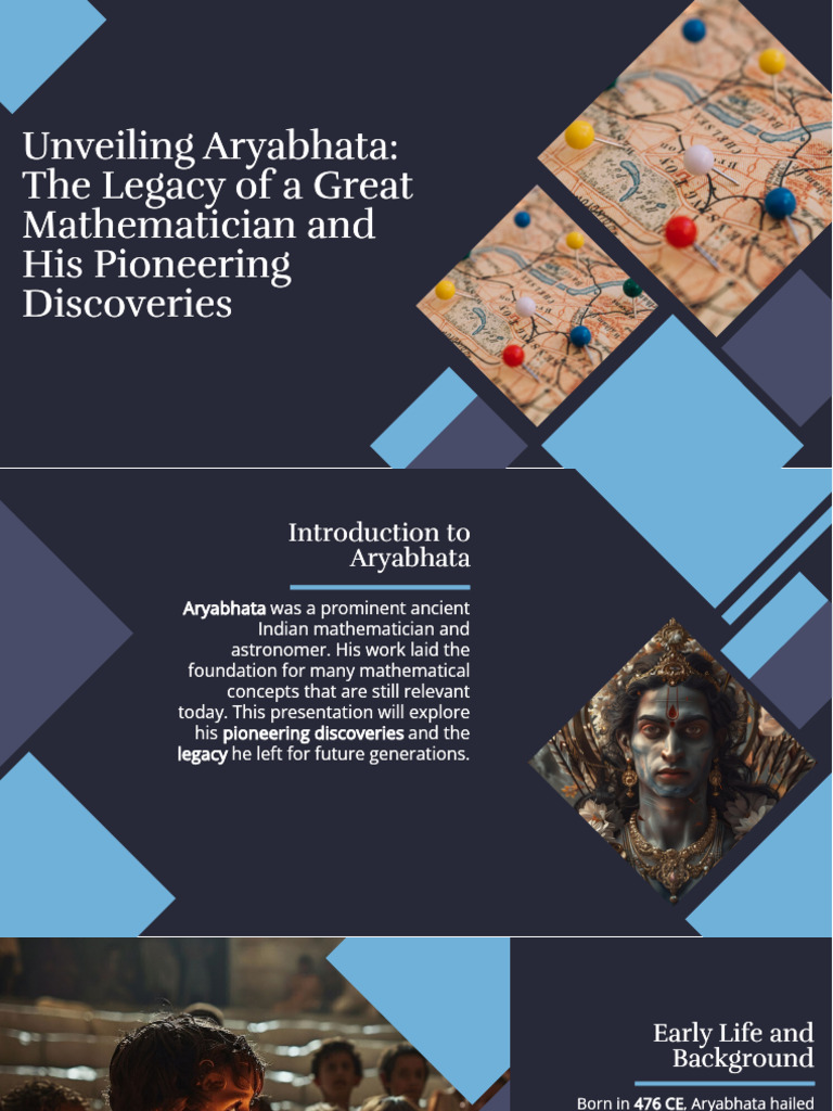 Slidesgo Unveiling Aryabhata The Legacy of A Great Mathematician and ...
