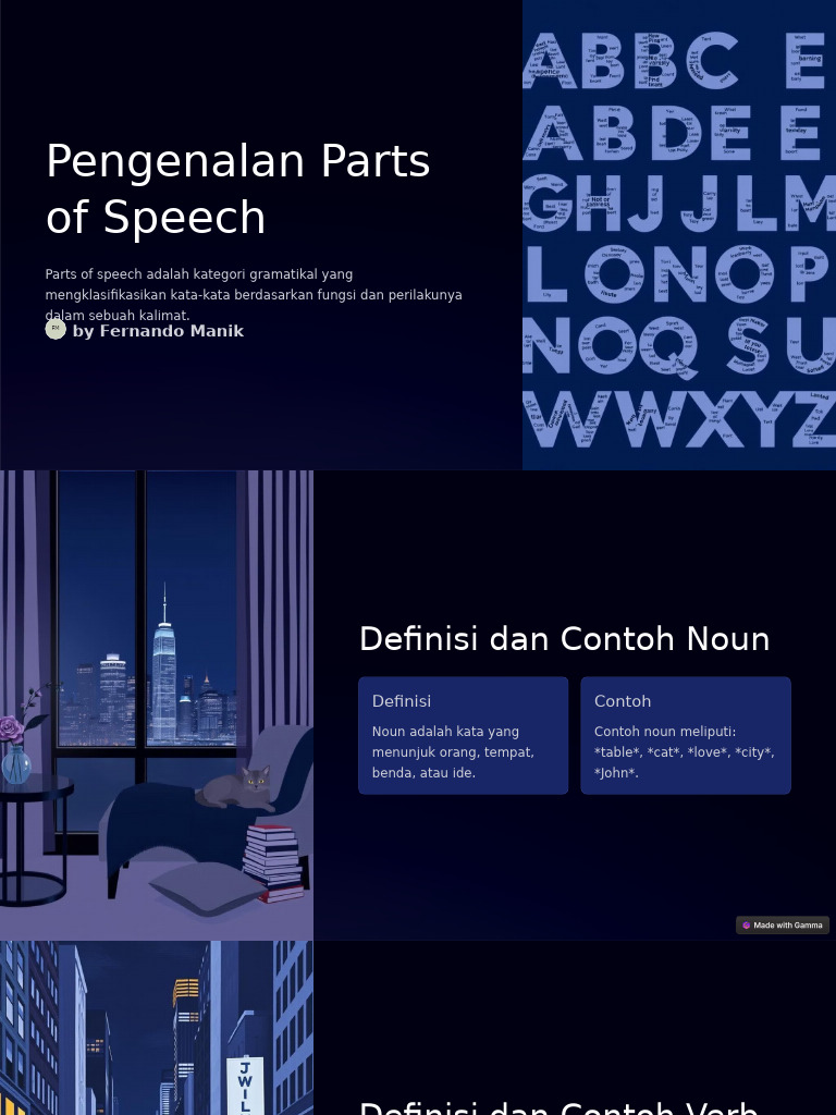 Pengenalan Parts of Speech | PDF