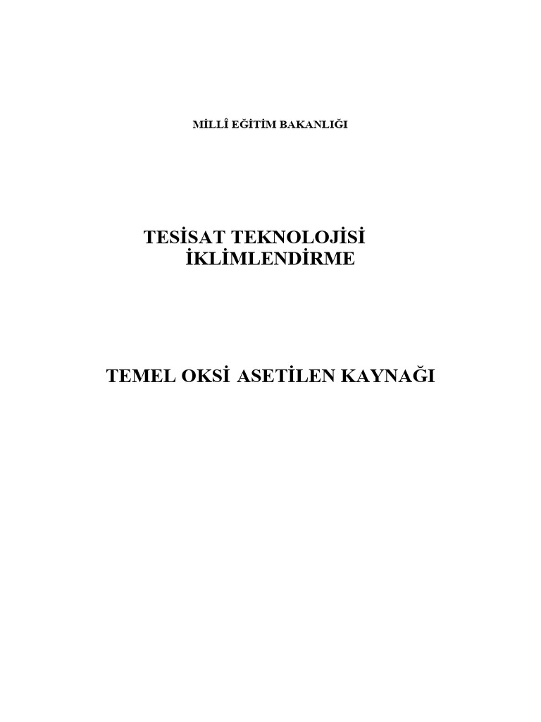 Temel Oksi-Asetilen Kaynağı | PDF
