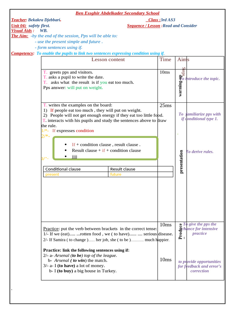 If Conditional | PDF | Language Mechanics | Syntax