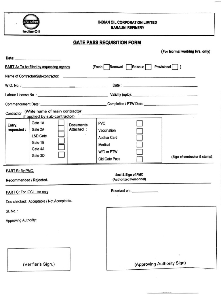 Requestion Paper Iocl | PDF
