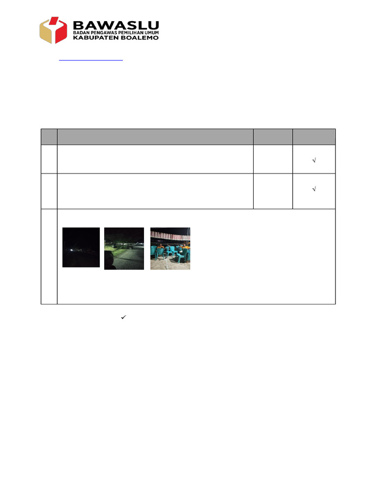 ALAT KERJA PENGAWASAN PTPS 1 Patoameme | PDF
