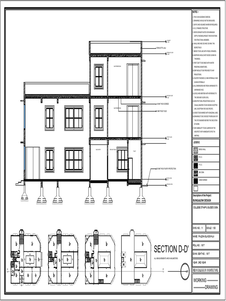 Section Daruwala Layout3 | PDF | Architectural Elements | Masonry