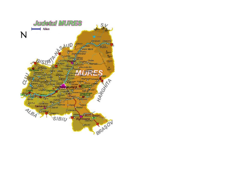 Harta Mures | PDF