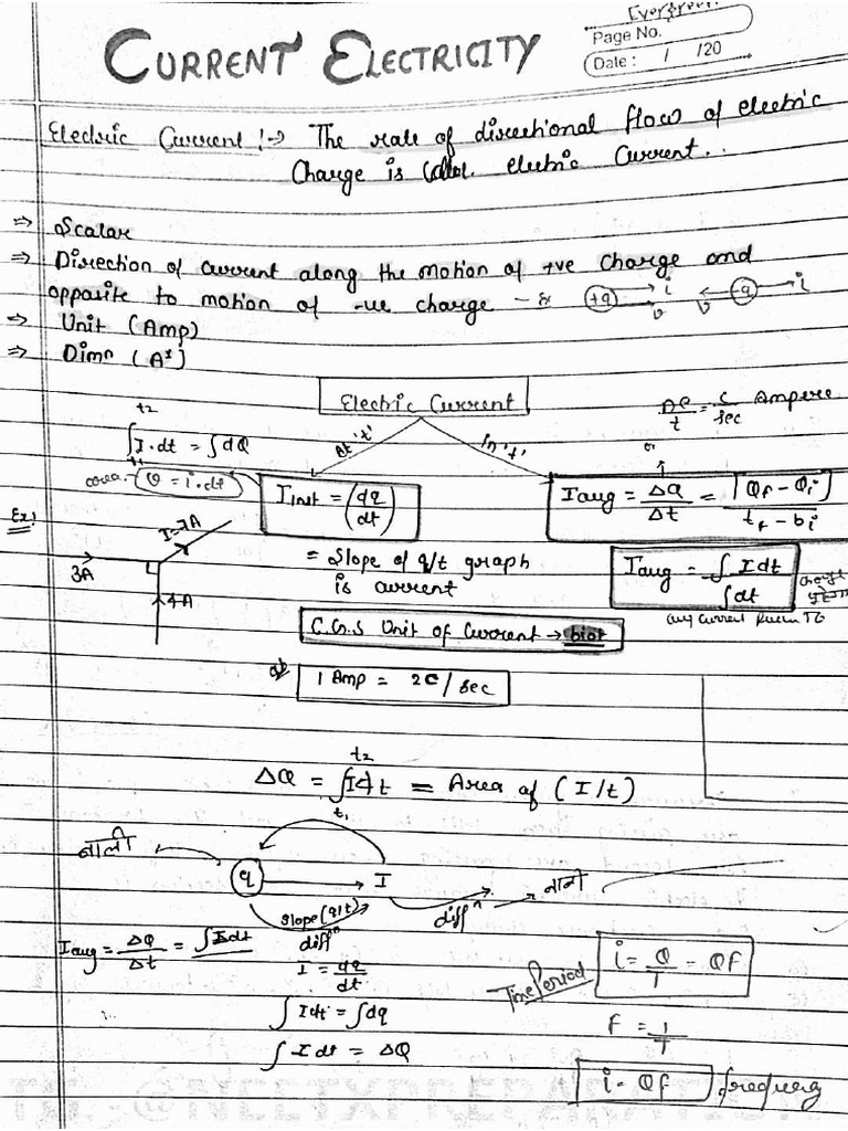 Current Electricity | PDF
