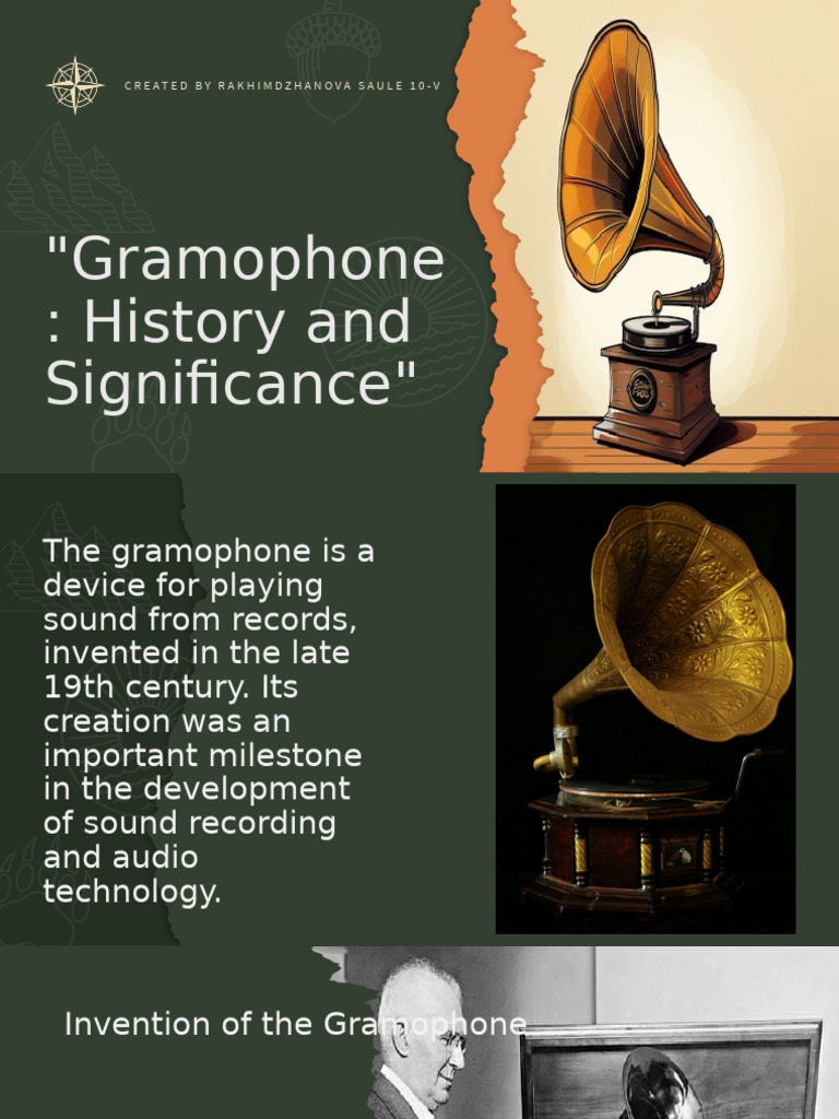 Gramophone: Invention and Impact | PDF
