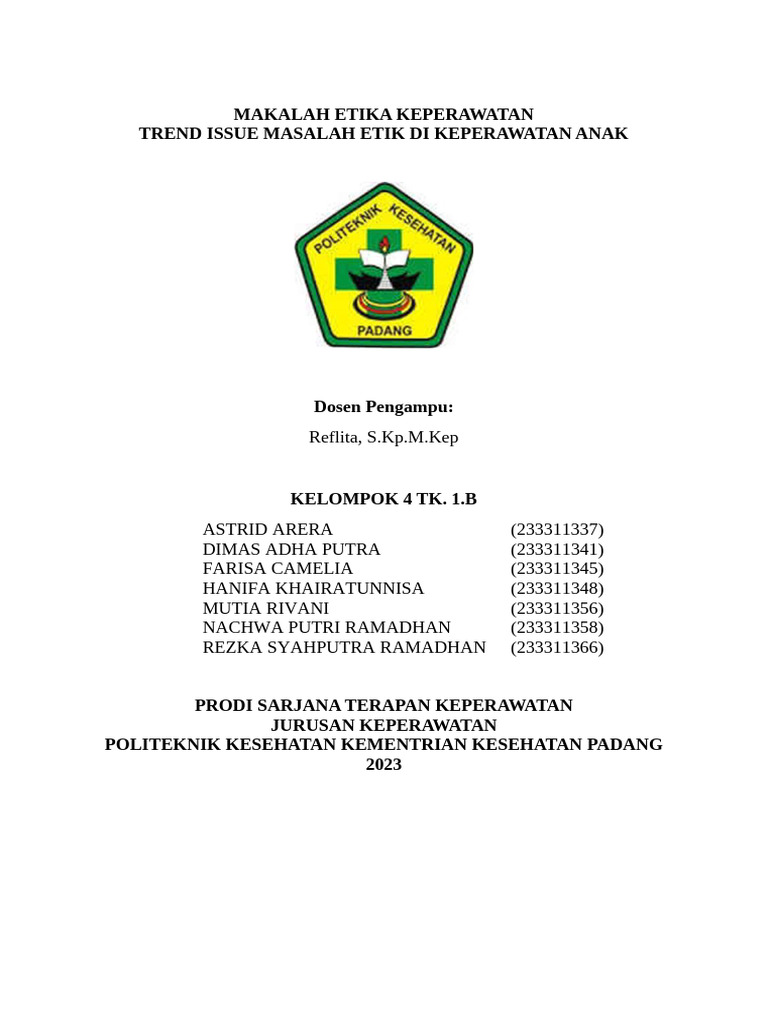 Etika Kep Tren Issue 4 | PDF