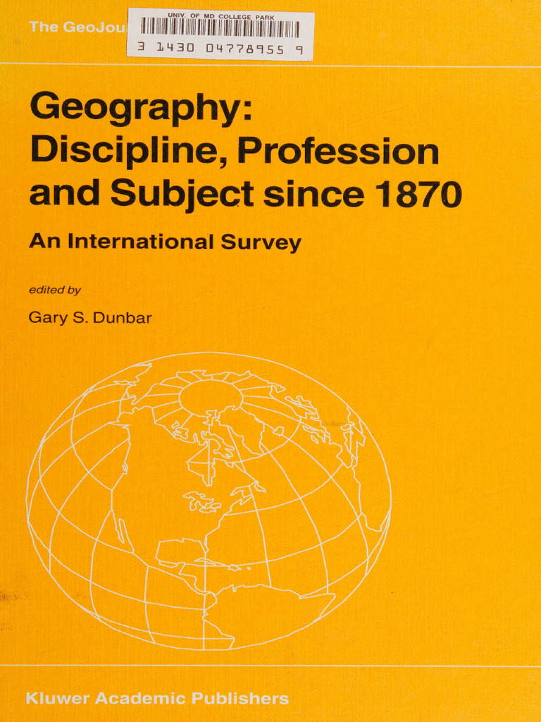 Geography Discipline, Profess | PDF | Geography | Anthropology