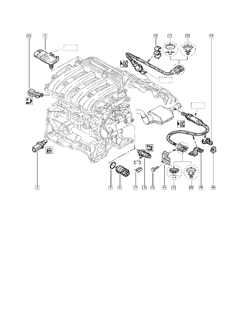 Schema Senzori Motor K4M | PDF