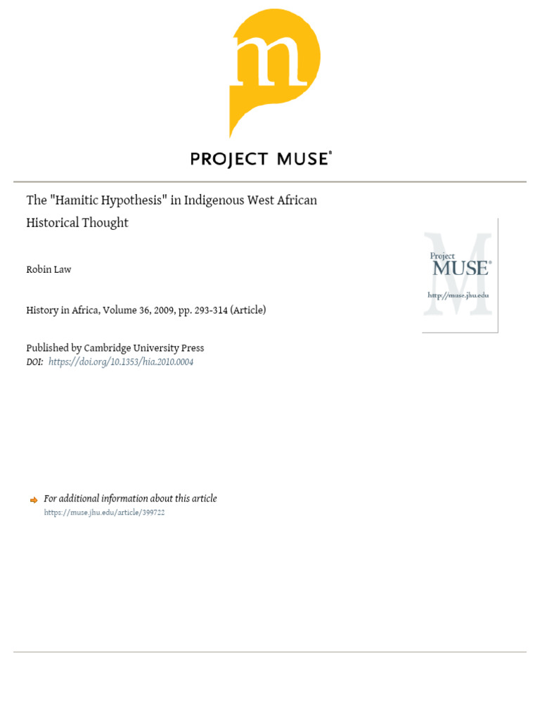 Hamitic Myth | PDF | Ham (Son Of Noah) | Noah