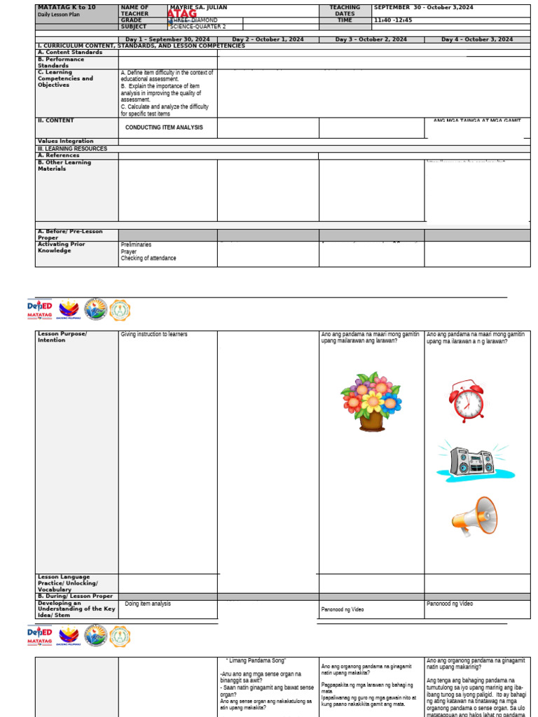 Q2-Science-Dlp - Q1-Week-1 - Julian, Mayrie Sa. | PDF